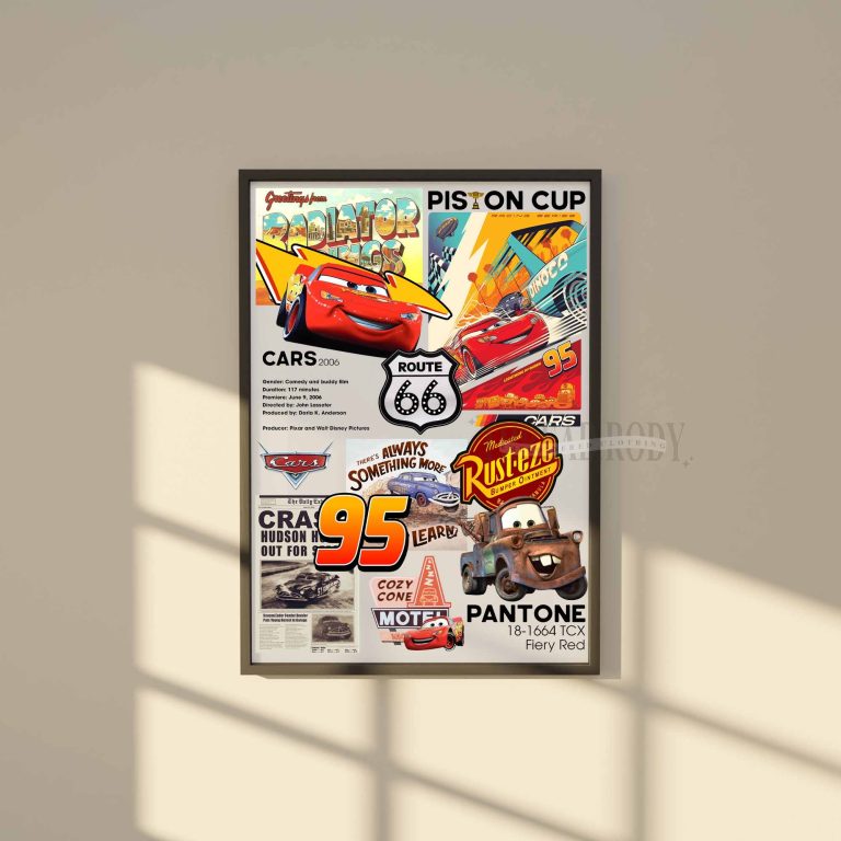 Piston Cup ver 2 Poster – Thread Rody