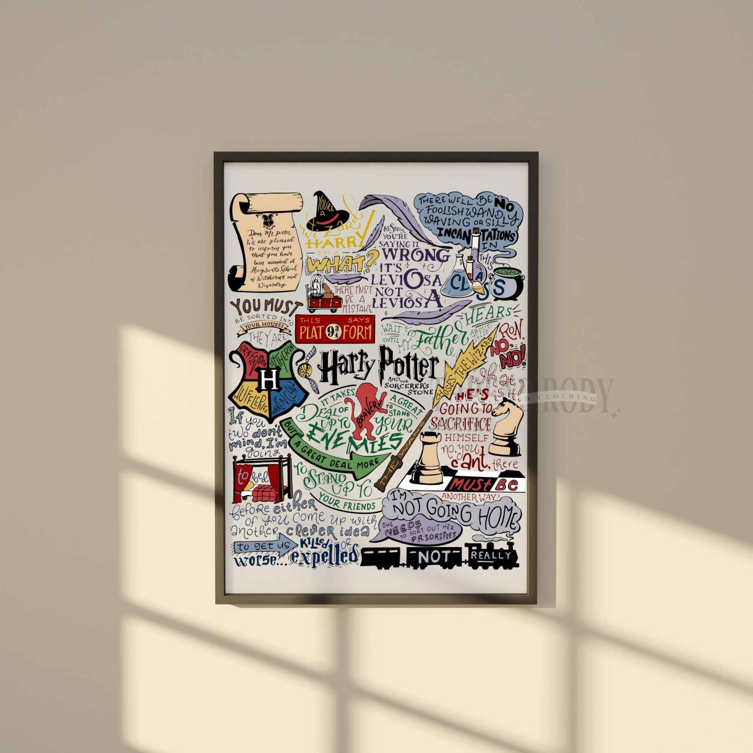 Harry Potter quotes Poster – Thread Rody