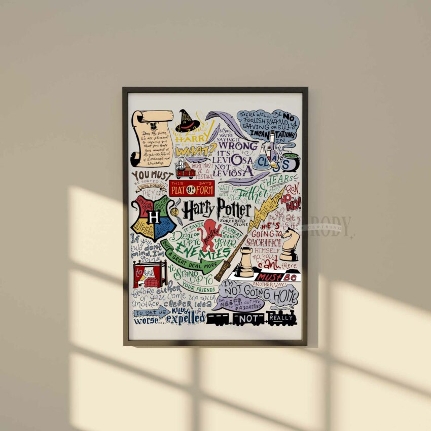 Harry Potter quotes Poster – Thread Rody