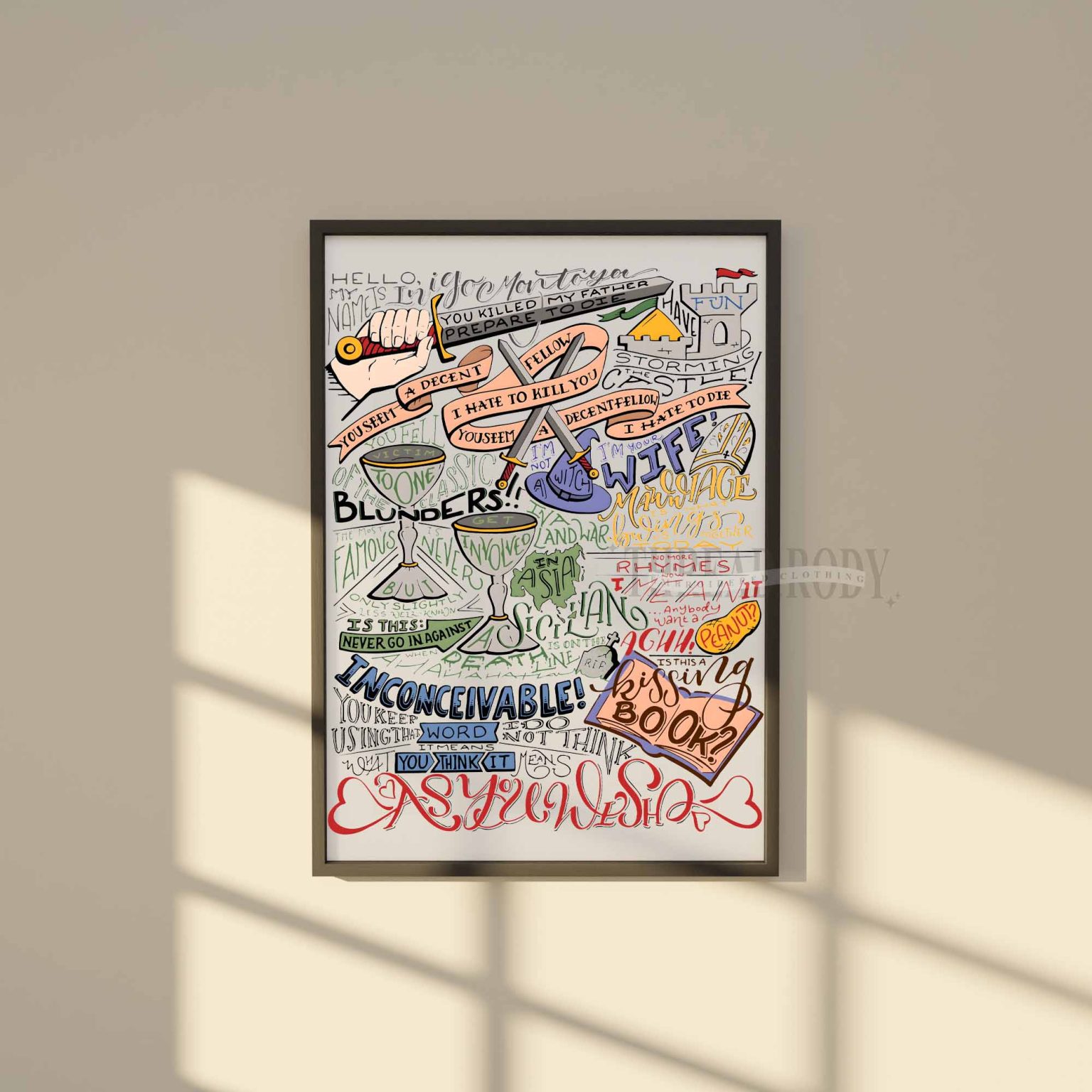 The Princess Bride Quotes Poster – Thread Rody