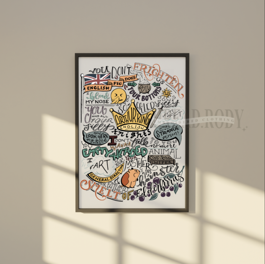 Monty Python French Castle Poster – Thread Rody