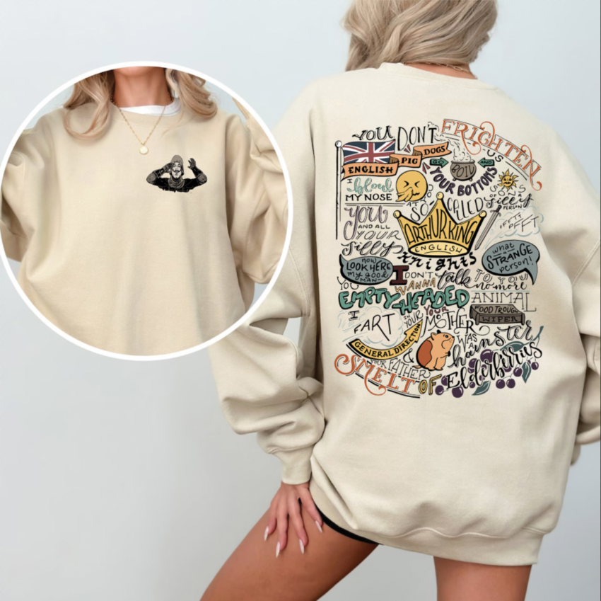 Monty Python French Castle (2 side) Sweatshirt – Thread Rody